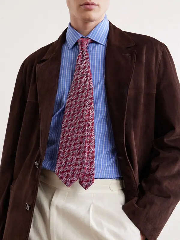 Charvet 8.5cm Silk-jacquard Tie
