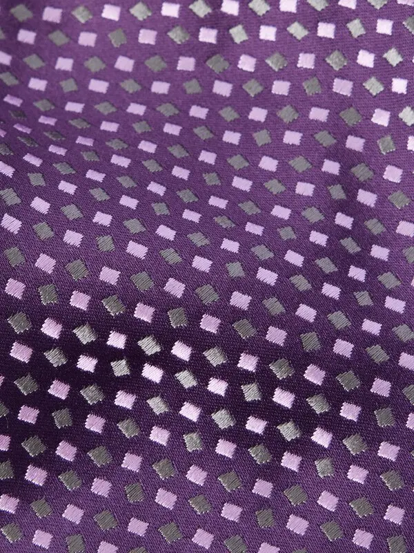 Charvet 8.5cm Silk-jacquard Neck Tie - Purple