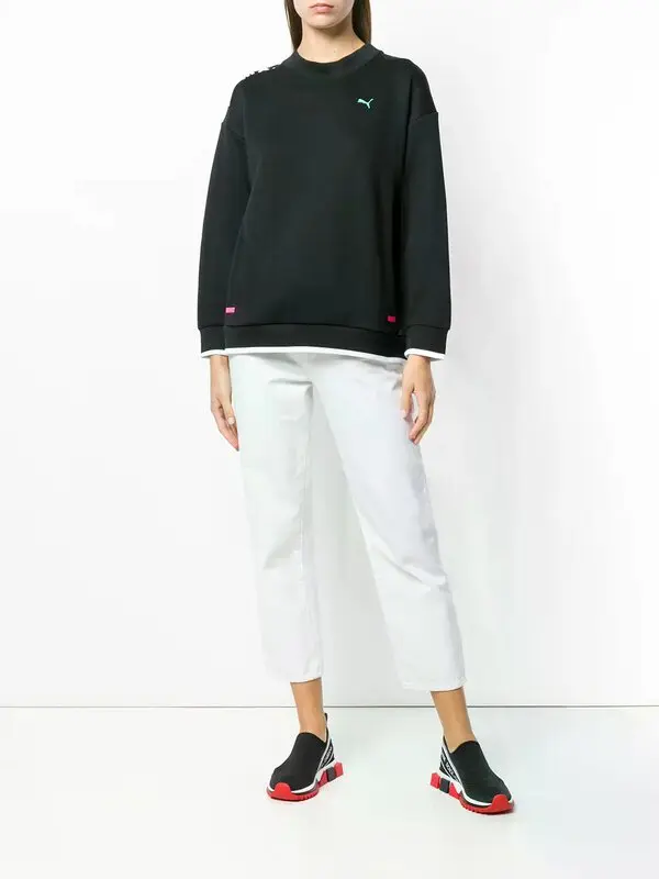 PUMA Chase Crew Mesh-panel Sweatshirt