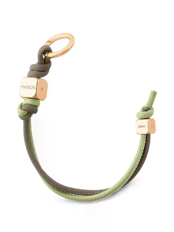 MAISON DE SABRE Knotted Leather Charm