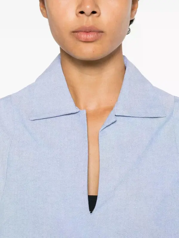 PSOPHIA Spread-collar Long-sleeve Shirt