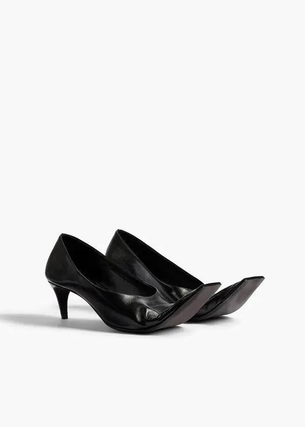Khaite Marlene Pump In Glazed Leather