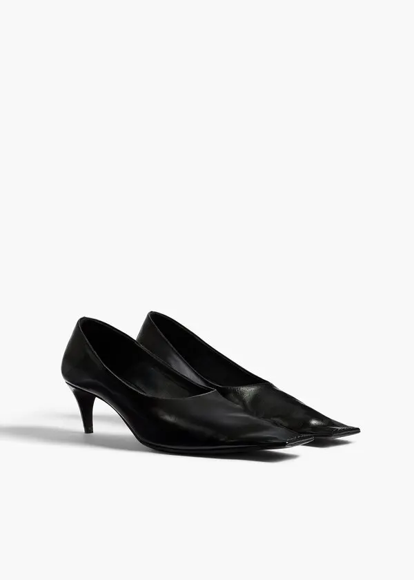 Khaite Marlene Pump In Glazed Leather