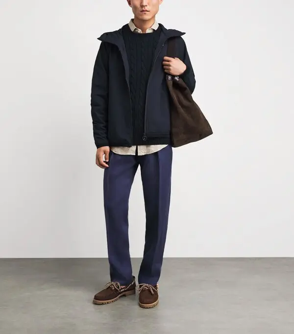 Polo Ralph Lauren Cotton Cable-knit Polo Pony Sweater - Navy