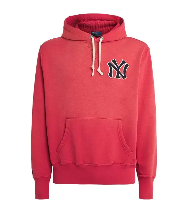 Polo Ralph Lauren X Yankees Logo Hoodie - Red