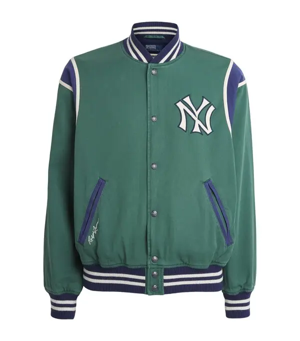 Polo Ralph Lauren X Yankees Cotton Bomber Jacket - Green