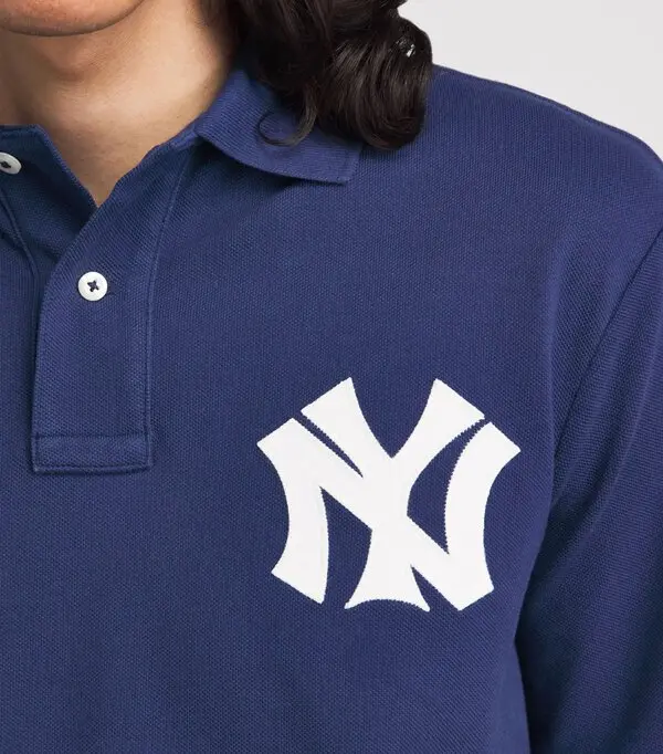 Polo Ralph Lauren X Yankees Cotton Polo Shirt - Navy
