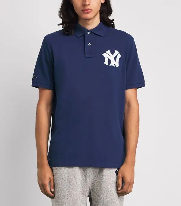 Polo Ralph Lauren X Yankees Cotton Polo Shirt - Navy