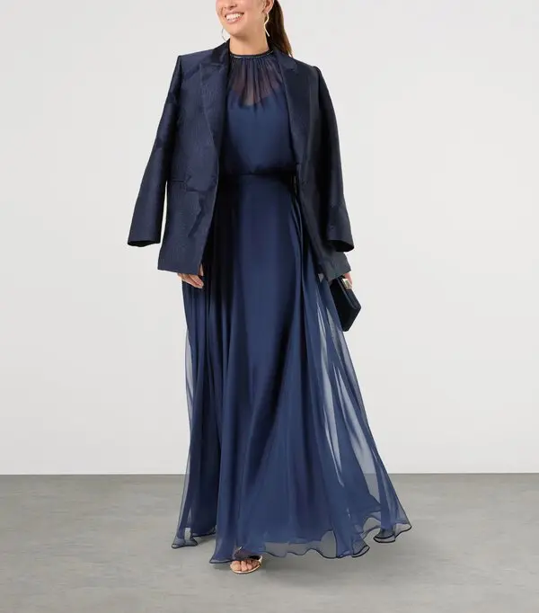 Marina Rinaldi Floral Jacquard Blazer