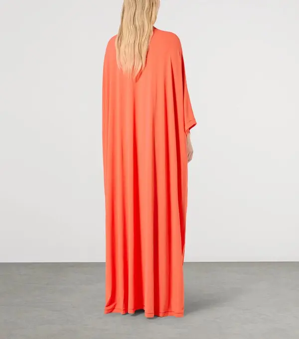 Marina Rinaldi Jersey Fish Detail Maxi Dress