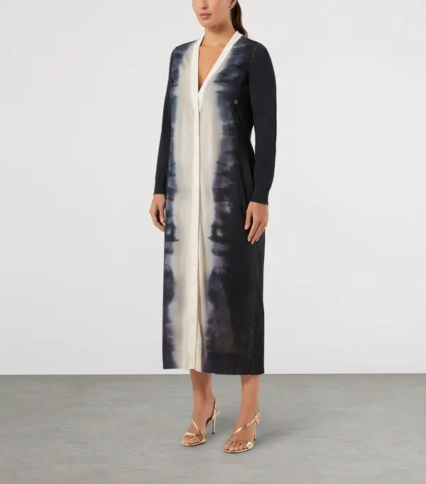 Marina Rinaldi Knitted Cardigan Midi Dress