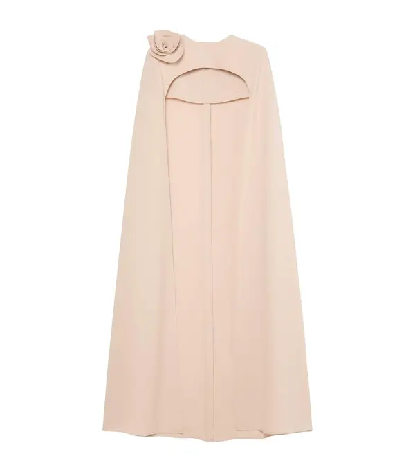 Marina Rinaldi Long Cady Cape - Nude