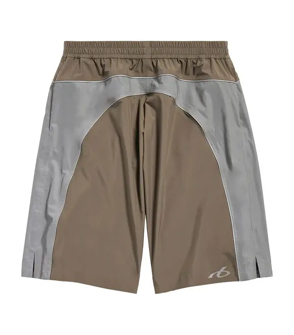 Balenciaga Techwear Two-tone Shorts - Grey
