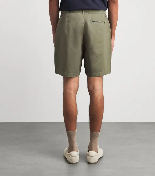 Barbour Twill Sherburn Shorts - Green