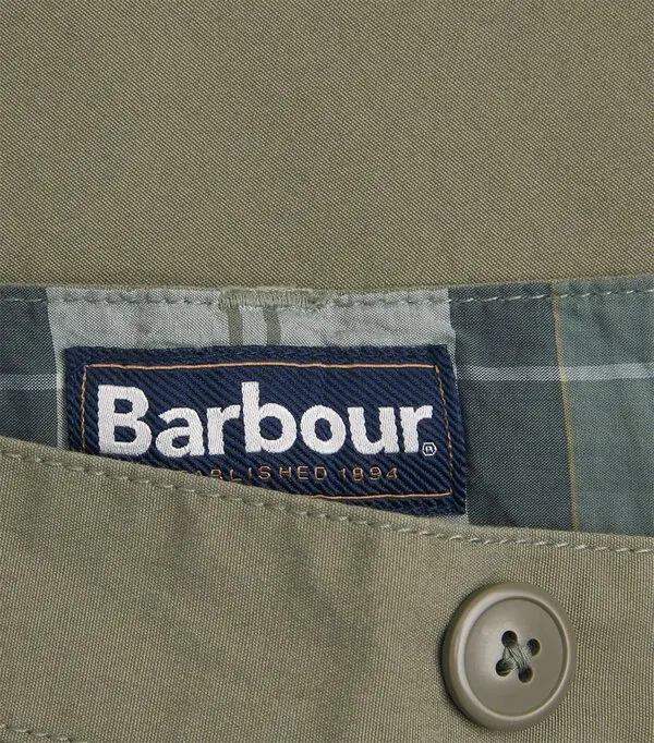 Barbour Twill Sherburn Shorts - Green