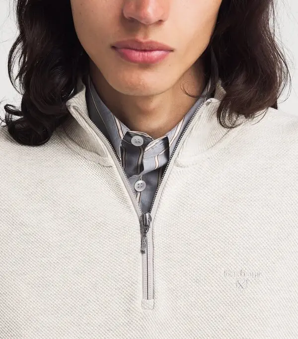 Barbour Cotton Quarter-zip Sweatshirt
