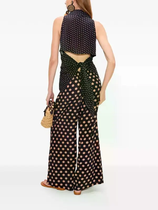 SIMONMILLER Loch Polka-dot Sleeveless Shirt