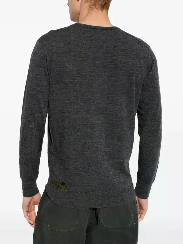 MAISON MARGIELA Distressed Wool Long-sleeve T-shirt