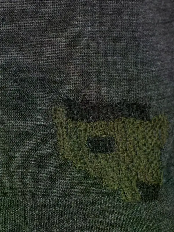 MAISON MARGIELA Distressed Wool Long-sleeve T-shirt