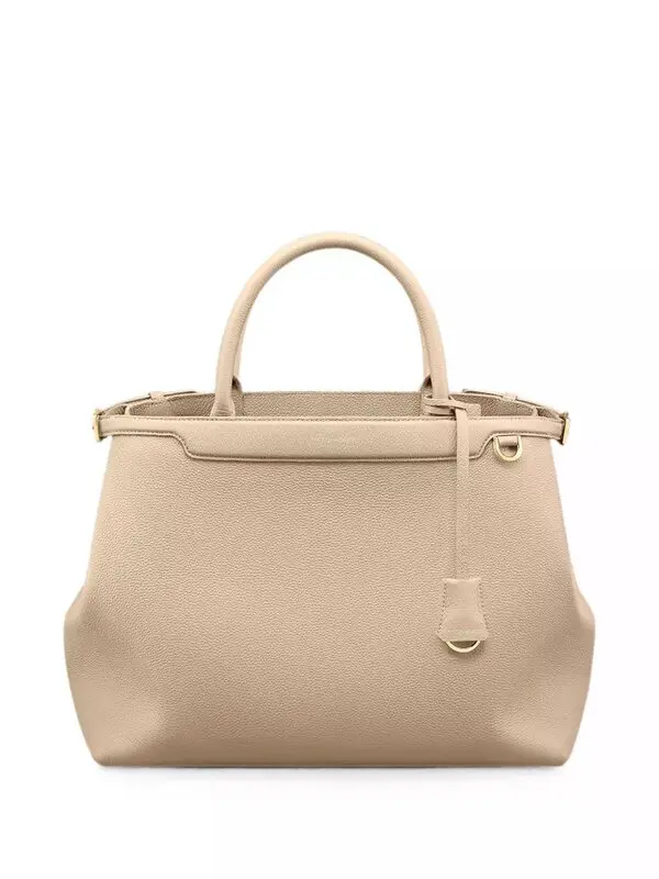 MAISON DE SABRE Large Palais Leather Shoulder Bag - Neutrals