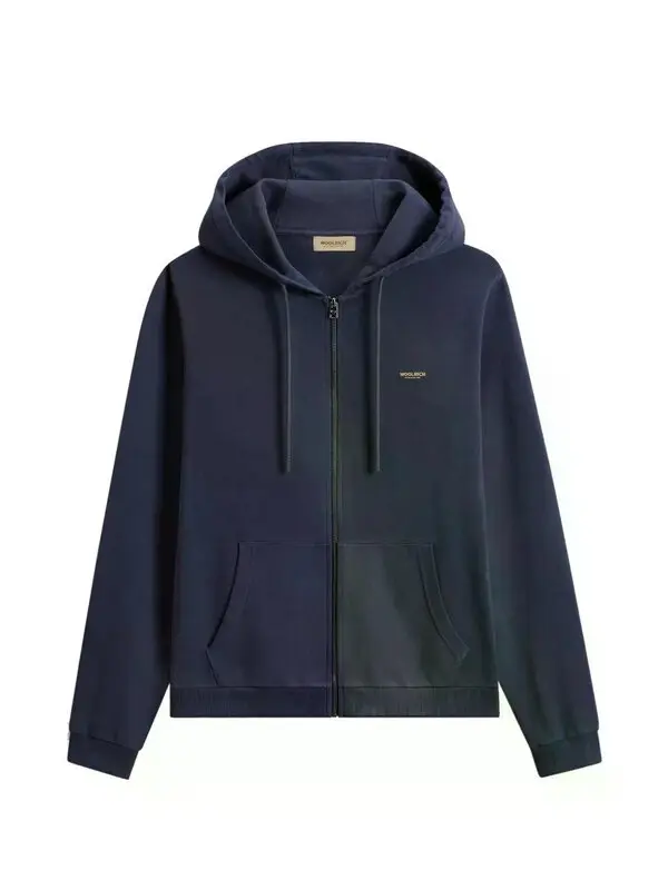 Woolrich Logo-print Zip-up Hoodie