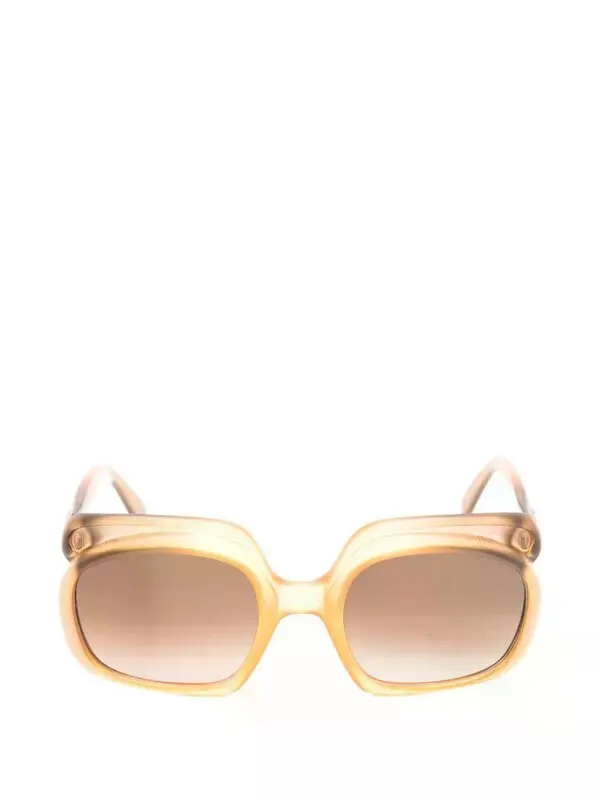 Dior 1970s Square Frame Sunglasses - Neutrals