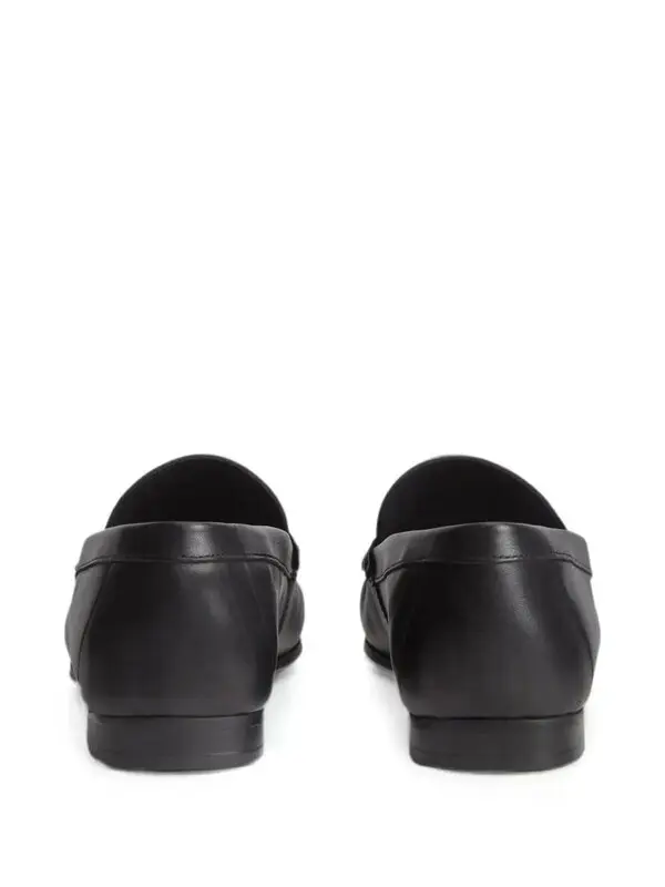 Tommy Hilfiger Monogram Logo-plaque Leather Penny Loafers