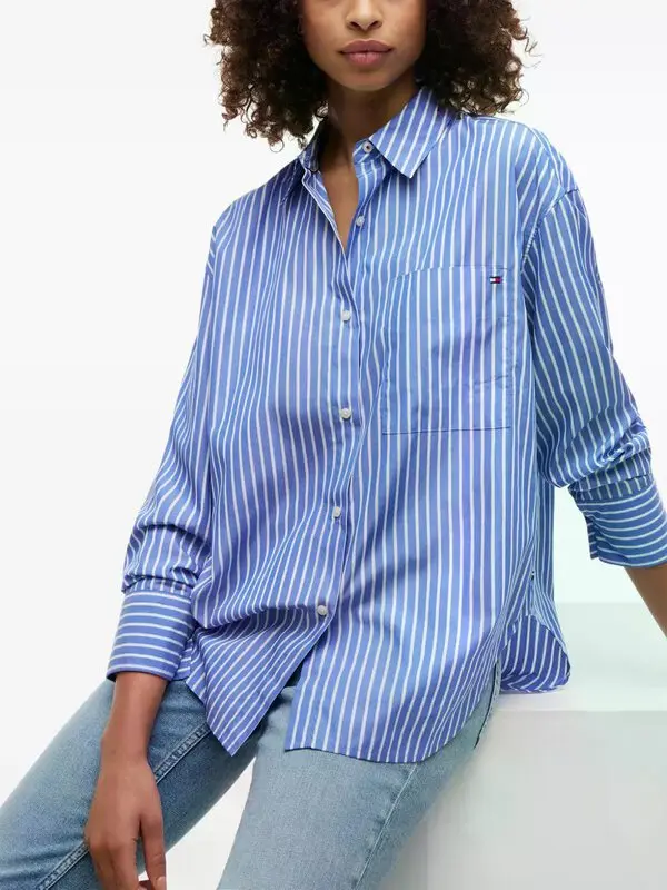Tommy Hilfiger Striped Cotton Shirt