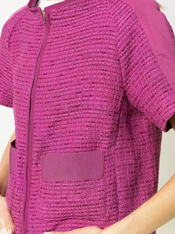 Herno Short Sleeve Tweed Jacket