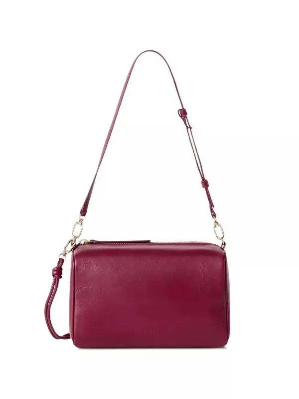 Furla Logo-debossed Leather Crossbody Bag - Red