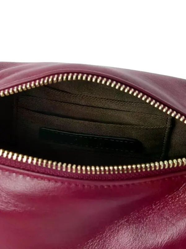 Furla Logo-debossed Leather Crossbody Bag - Red
