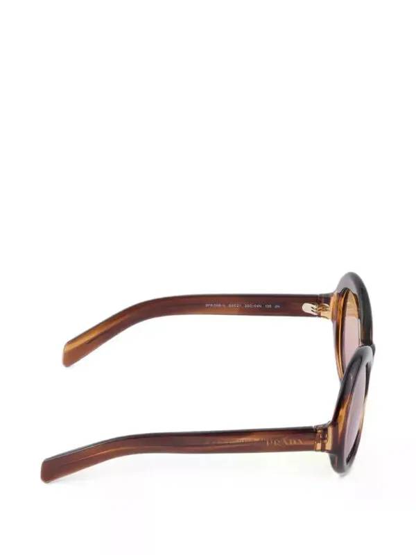 Prada Acetate Round Frame Sunglasses