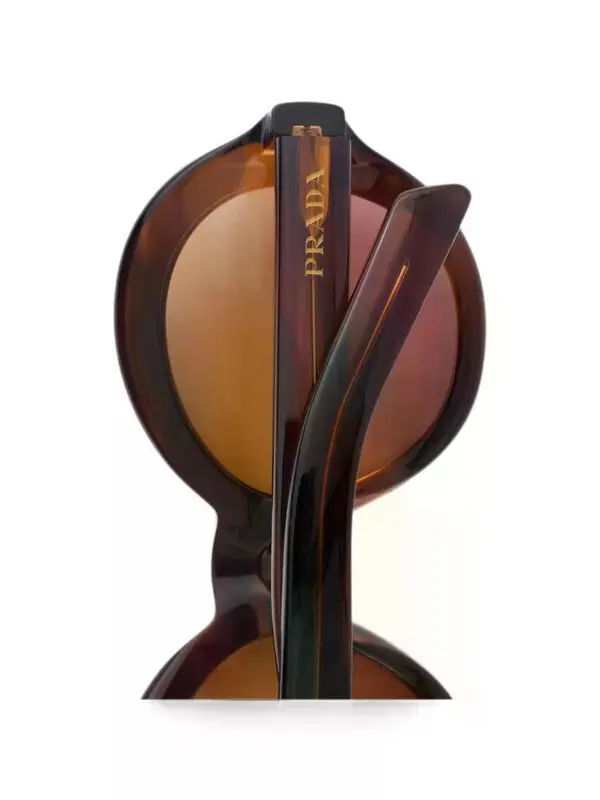 Prada Acetate Round Frame Sunglasses