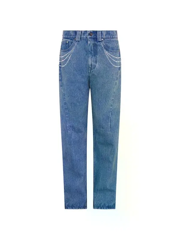 Paris Georgia Jewelled Straight Leg Jeans