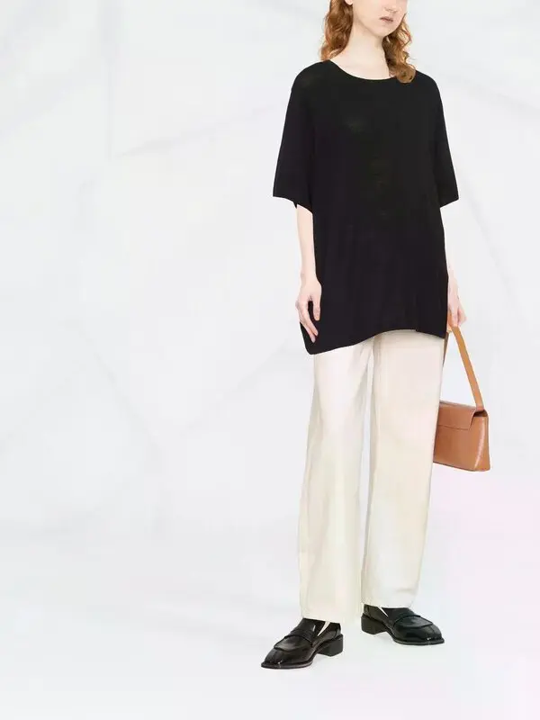 TOTEME Short-sleeved Silk T-shirt