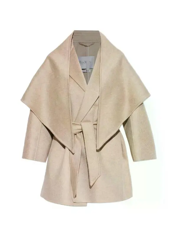 Max Mara Detto Belted Coat - Neutrals