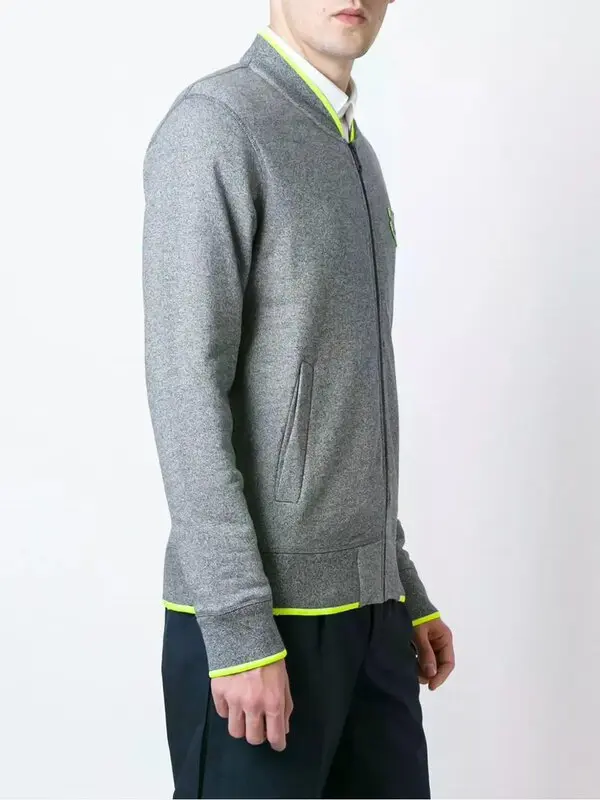 Kenzo Tiger-motif Zip-up Cardigan