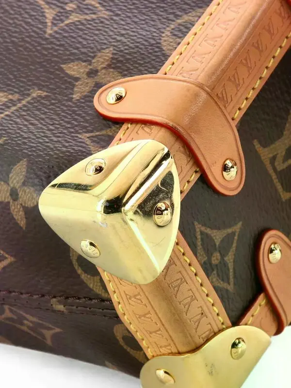 LOUIS VUITTON Monogram Canvas Side Trunk Pm Shoulder Bag - Brown