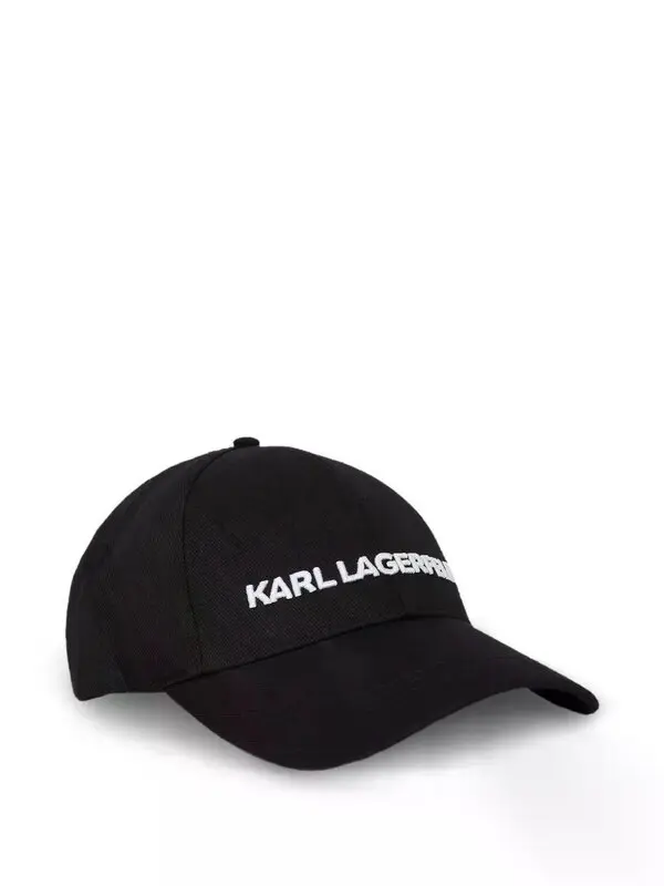 Karl Lagerfeld Logo Baseball Cap - Black