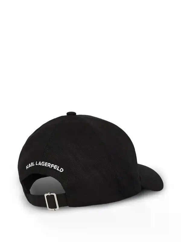 Karl Lagerfeld Logo Baseball Cap - Black