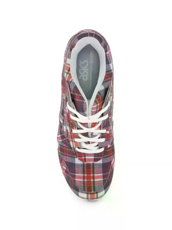 Asics X Comme Des Garçons Gel Lyte Iii Plaid Sneakers - Red