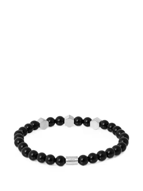 Tateossian Tone Beaded Bracelet With Hexagonal Details