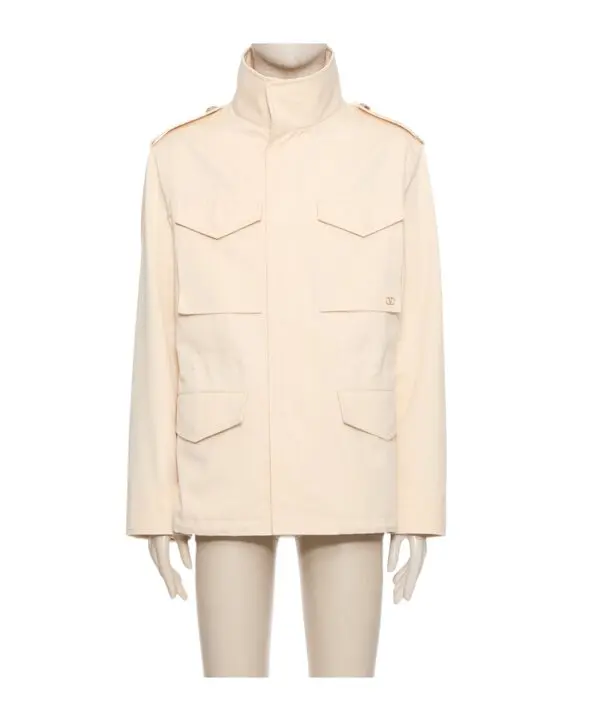 Valentino Garavani Vlogo Signature Pocket Caban Coat