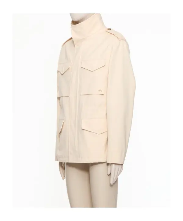 Valentino Garavani Vlogo Signature Pocket Caban Coat