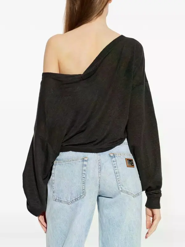 IRO PARIS Destinee Cropped Off-shoulder Top