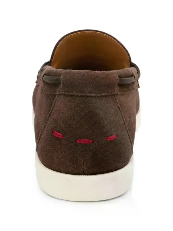 Kiton Suede Penny Loafers