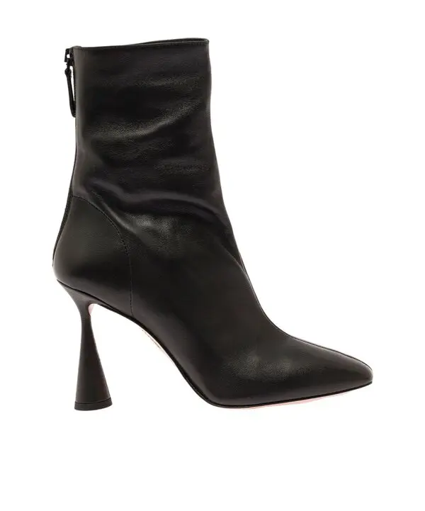 AQUAZZURA Amore High Heeled Ankle Boots - Black