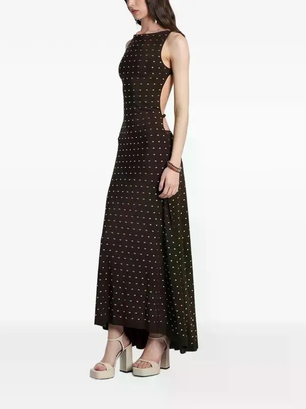 SIEDRES Embellished Open-back Dress
