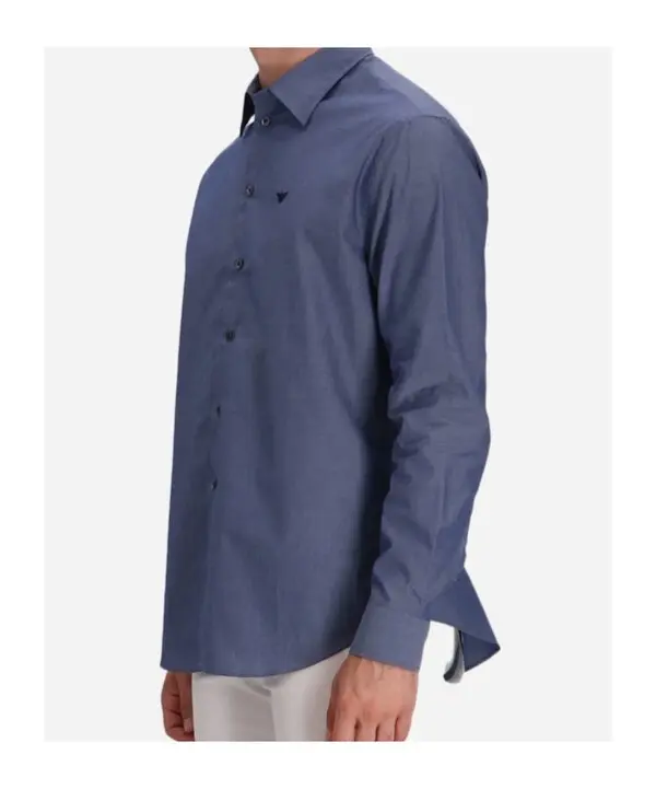 Emporio Armani Eagle-logo Cotton Shirt
