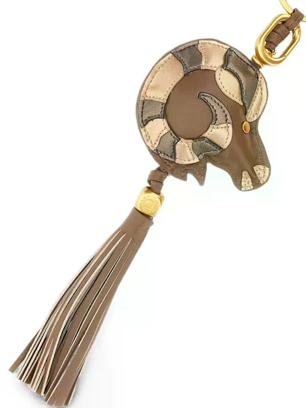 GIANNI CHIARINI Tassel Ram-head Keyring